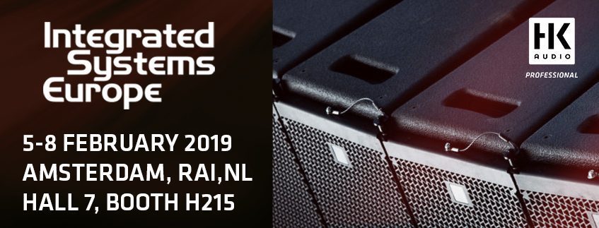HK Audio präsentiert auf der ISE 2019 das gesamte Install Portfolio und ...